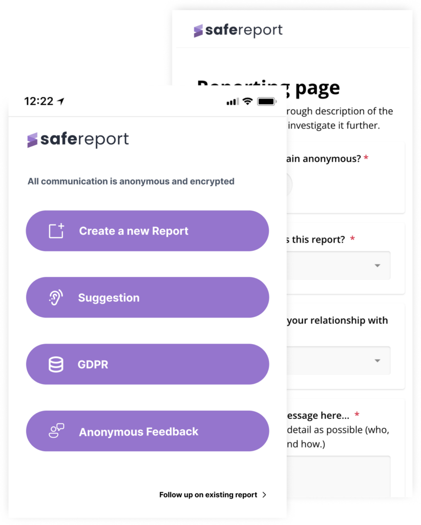 SafeReport - Whistleblower Software for compliance programs